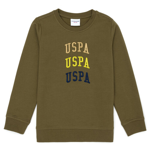 Свитшот U.S. POLO ASSN., размер 13-14, хаки