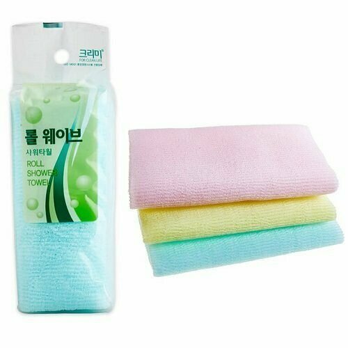 Мочалка для душа Sung Bo Cleamy Clean & Beauty Roll Wave Shower Towel