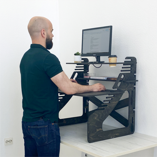 Компьютерный стол для работы стоя на рост 180-200 см