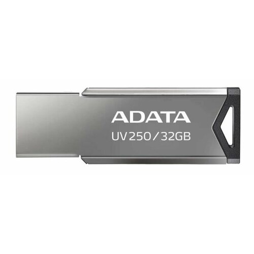 Флеш Диск A-DATA UV250 / AUV250-32G-RBK емкость 32Gb интерфейс USB 2.0, цвет серебристый (1831276)