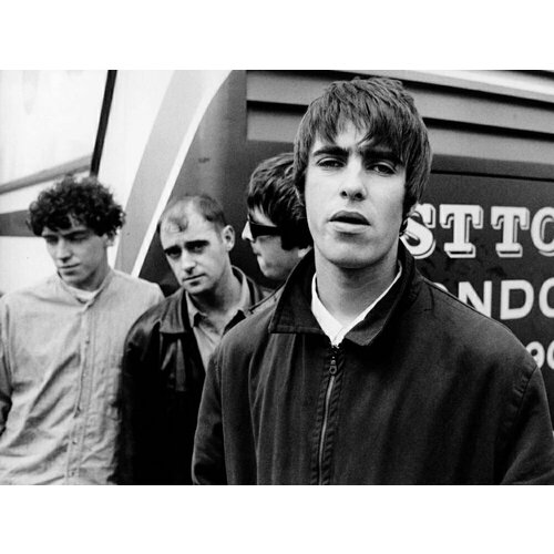 Плакат, постер на холсте Oasis/Оазис/музыкальные/поп исполнитель/артист/поп-звезда/группа. Размер 60 х 84 см