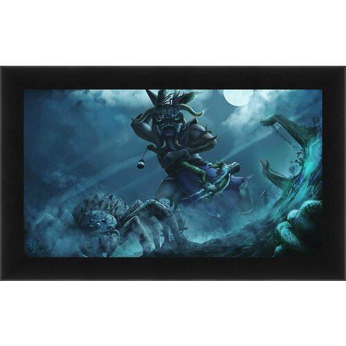 Плакат, постер на холсте Diablo III. Размер 60х84 см