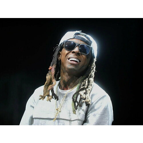 Плакат, постер на холсте Lil Wayne/Лил Вэйн/музыкальные/поп исполнитель/артист/поп-звезда/группа. Размер 42 х 60 см