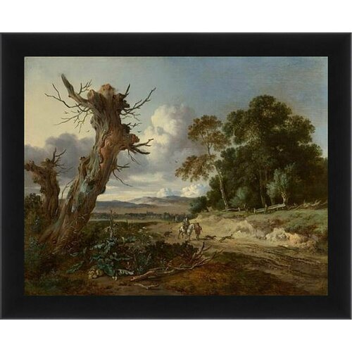 Плакат, постер на бумаге A Landscape with Two Dead Trees. Ян Вейнантс. Размер 30 на 42 см