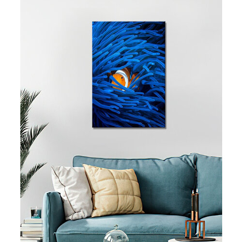 Картина - Тропические рыбы, рыба (28) 30х40