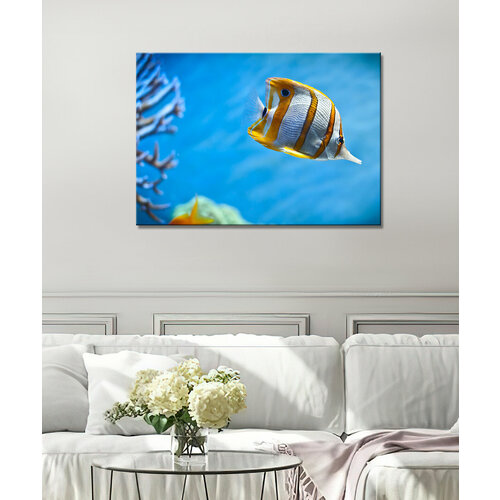 Картина - Тропические рыбы, рыба (1) 50х70