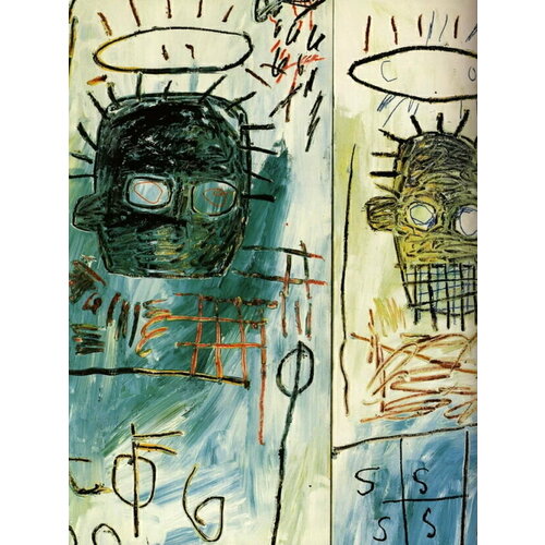 Плакат, постер на холсте Basquiat J. M.-Six Crimee/Баския Жан-Мишель/искусство/арт/абстракция/творчество. Размер 30 х 42 см
