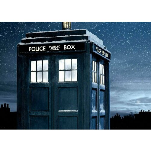 Плакат, постер на холсте Доктор Кто. Doctor Who, сериал. Размер 60 х 84 см