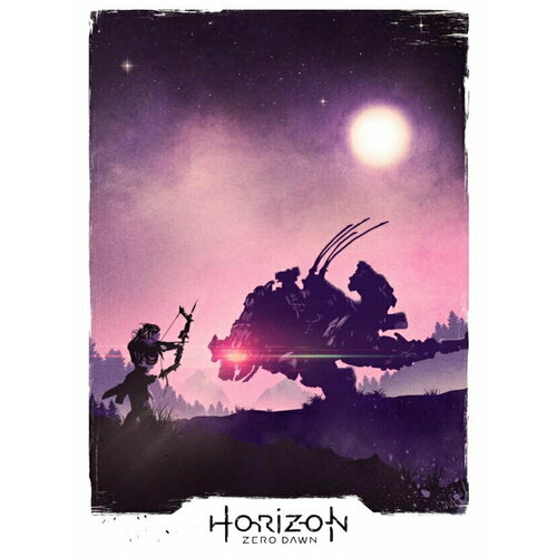 Плакат, постер на бумаге Horizon Zero Dawn/игровые/игра/компьютерные герои персонажи. Размер 21 х 30 см