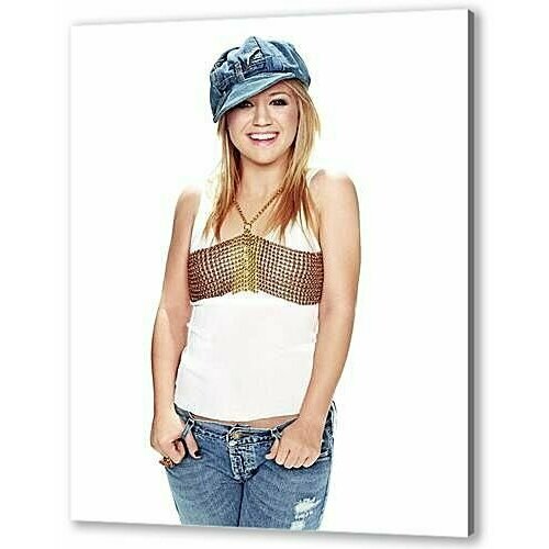 Плакат, постер на холсте Kelly Clarkson-Келли Кларксон. Размер 60 х 84 см