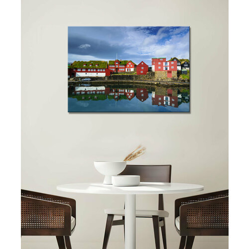 Картина/Картина на холсте для интерьера/Картина на стену/Картина для кухни/ - Фарерские острова Дания 5 20х30