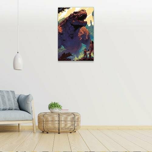 Картина на холсте 40x60 Альянс Лес "Арт, искусство" на подрамнике / интерьер/ декор