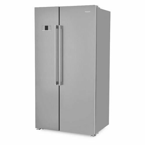 Холодильник двухкамерный HOTPOINT HFTS 640 X No Frost, Side by Side, инверторный нержавеющая сталь/серебристый
