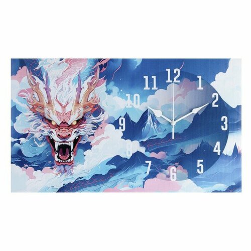 Часы-картина настенные "Дракон", 35 х 60 см