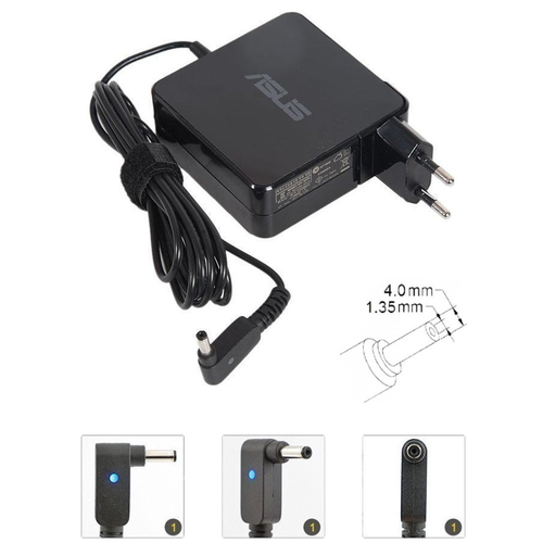 Зарядное устройство для ноутбука Asus ZenBook UX410UA, 19V - 2,37А, 45 Вт (Штекер: 4.0-1.35мм) Квадратный