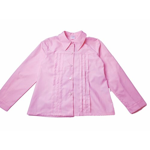 Школьная блуза Сказка, размер 128/64, розовый