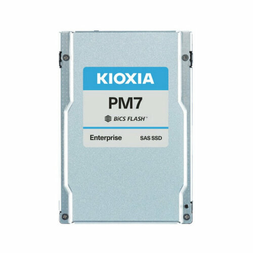 KIOXIA 2.5" 1600GB KIOXIA PM7-V Series Enterprise KPM71VUG1T60 SAS 12Gb/s, 4200/3400, IOPS 720/320K, MTBF 2.5M, BiCS FLASH™ TLC, 3DWPD, Bulk KPM71VUG1T60