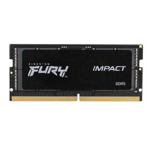 Kingston Оперативная память Kingston DDR5 16GB 4800MT/s CL38 SODIMM FURY Impact PnP