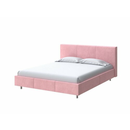 PROxSON Кровать Novo (Ткань: Велюр Casa Жемчужно-розовый) 140x200