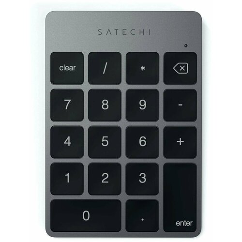 Беспроводной цифровой блок клавиатуры Satechi Aluminum Slim Keypad Numpad. Цвет серый космос.