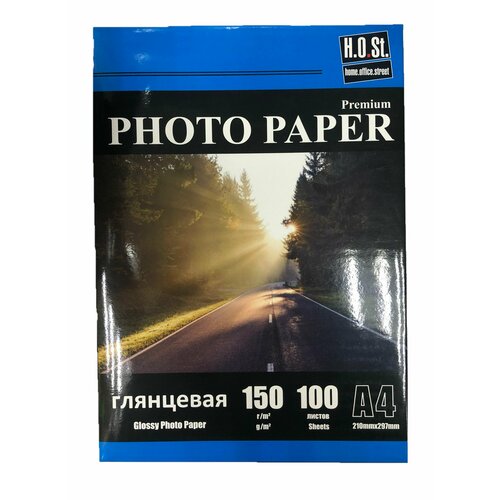 Фотобумага HOST Глянцевая 150г 100 листов A4 21x29.7