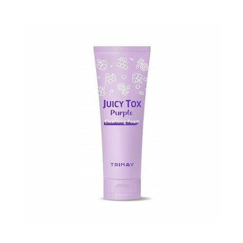 Очищающая пенка Juicy Tox Purple Cleansing Foam 120 мл. Trimay