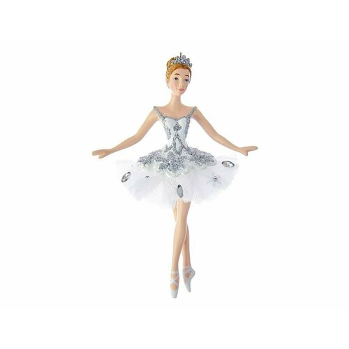 Ёлочная игрушка принцесса из балета 'снежная королева', полистоун, текстиль, 14.5 см, Kurts Adler