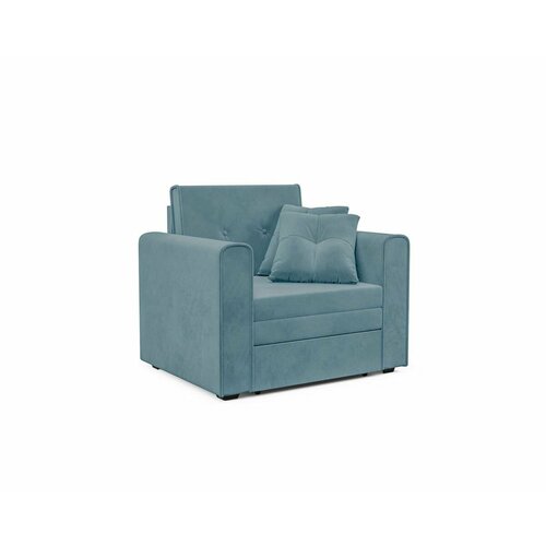 Кресло-кровать Санта Mebel-ars велюр Голубой Luna089
