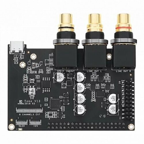 Плата интерфейсная Khadas Tone Board VIMs Edition Hi-Res Audio Board, Hi-Fi, XMOS