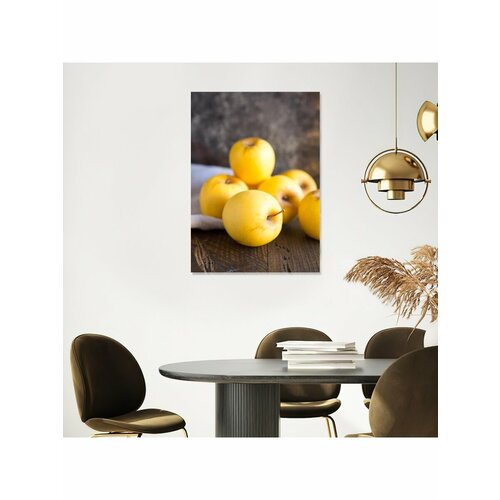 Картина на холсте с подрамником Желтые яблоки 30х40