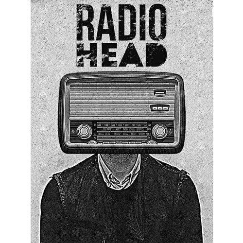 Плакат, постер на холсте Radiohead/искусство/арт/абстракция/творчество. Размер 30 на 42 см