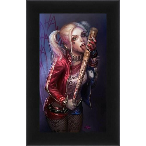Плакат, постер на холсте Харли Квинн (Harley Quinn). Размер 42 х 60 см