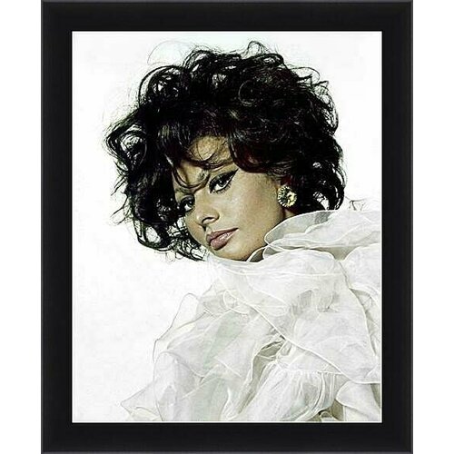 Плакат, постер на холсте Sophia Loren-Софи Лорен. Размер 42 х 60 см