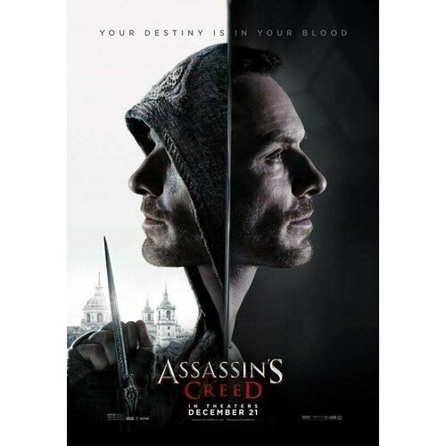 Плакат, постер на холсте Кредо убийцы (Assassin s Creed), Джастин Курзель. Размер 30 х 42 см