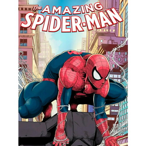 Плакат, постер на бумаге The Amazing Spider Man/Человек Паук/комиксы/мультфильмы. Размер 42 х 60 см