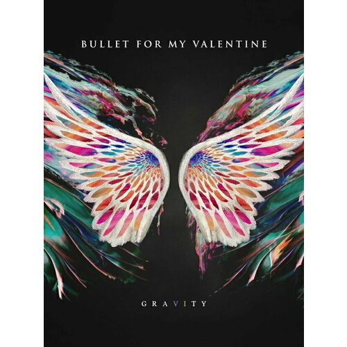 Плакат, постер на холсте Bullet for My Valentine-Gravity /музыкальные/поп исполнитель/артист/поп-звезда/группа. Размер 21 х 30 см