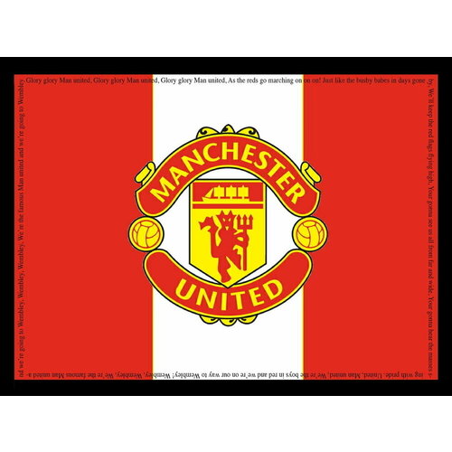 Плакат, постер на холсте Manchester United/Манчестер Юнайтед/спорт. Размер 60 х 84 см