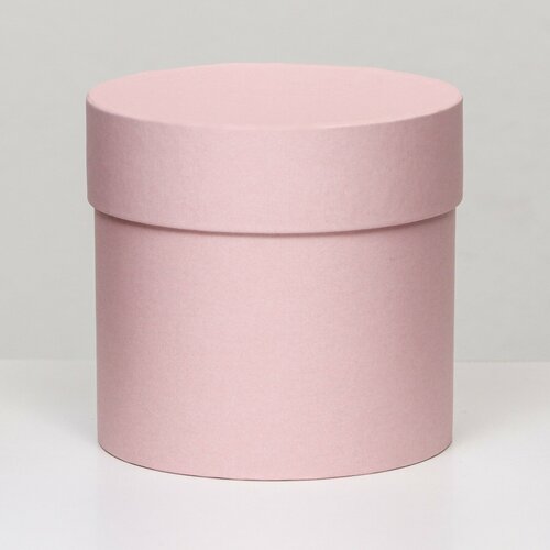 Шляпная коробка розовая, 10 х 10 см