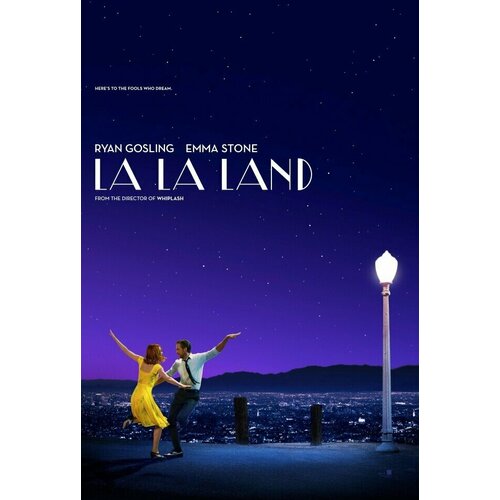 Плакат, постер на бумаге La La Land, Ла ла ленд. Размер 21 х 30 см