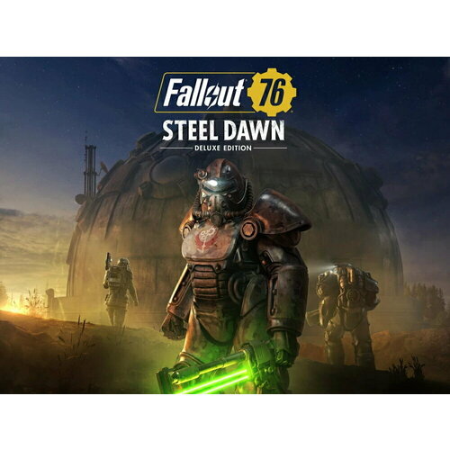 Плакат, постер на бумаге Fallout 76-Steel Dawn/Фаллаут 76/игровые/игра/компьютерные герои персонажи. Размер 21 х 30 см
