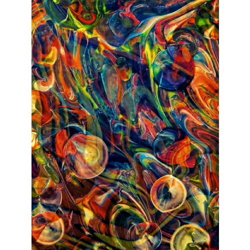 Плакат, постер на холсте Abstraction: Colors/Абстракция: Краски/искусство/арт/абстракция/творчество. Размер 42 х 60 см