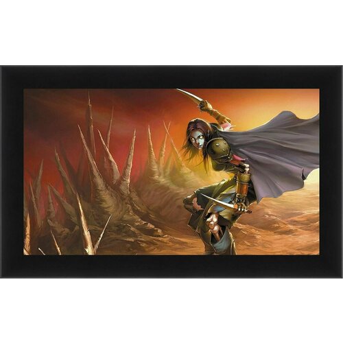 Плакат, постер на холсте World Of Warcraft: Trading Card Game. Размер 30 х 42 см
