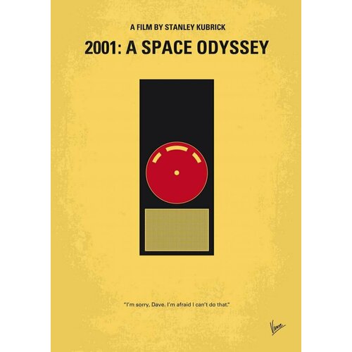 Плакат, постер на бумаге 2001: a space odyssey/Космическая одиссея 2001. Размер 30 х 42 см