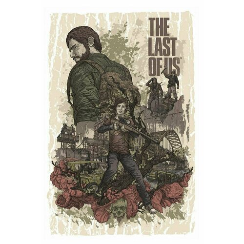 Плакат, постер на бумаге The last of us. Размер 60 х 84 см