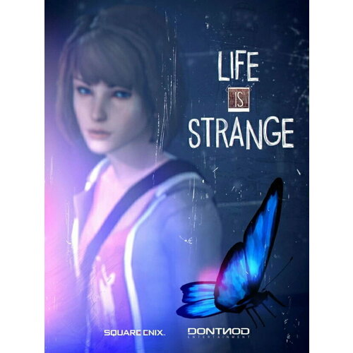 Плакат, постер на холсте Life is Strange/игровые/игра/компьютерные герои персонажи. Размер 30 х 42 см