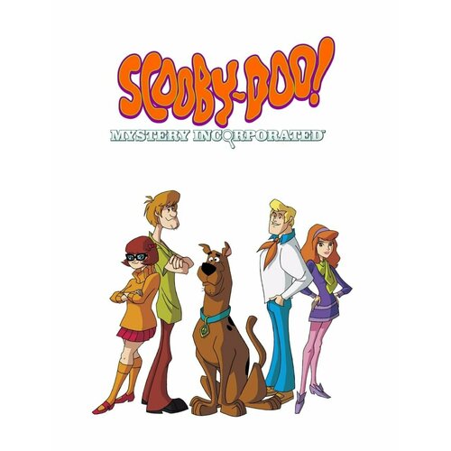 Плакат, постер на холсте Скуби-Ду (Scooby-Doo). Размер 21 х 30 см