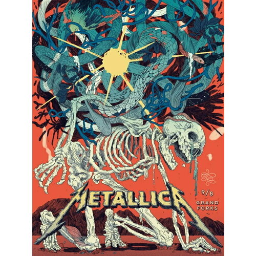 Плакат, постер на бумаге Metallica /Металлика/музыкальные/поп исполнитель/артист/поп-звезда/группа. Размер 21 х 30 см