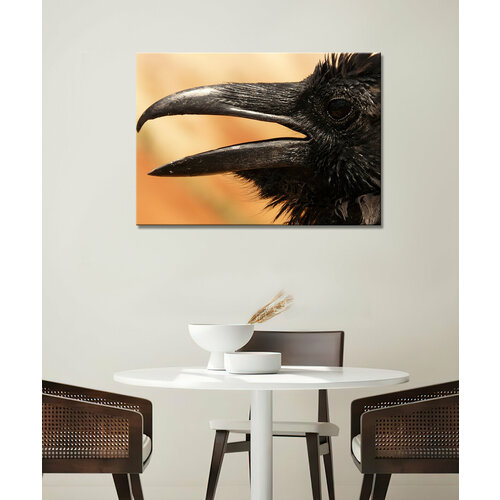 Картина -Ворон, черный ворон, ворон крупно (2) 60х80