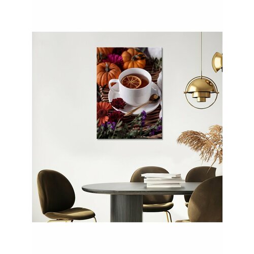 Картина на холсте с подрамником Чай с цитрусами 50Х70