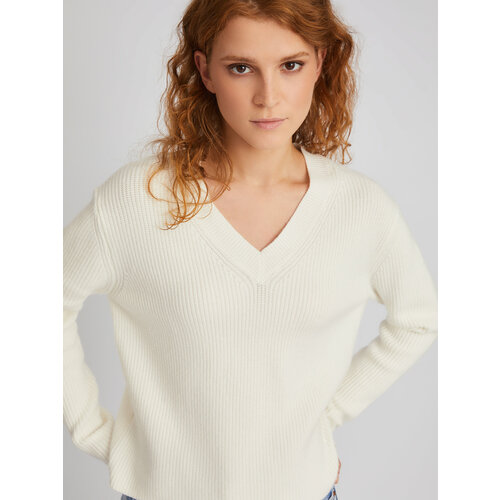 Пуловер Zolla, размер M, белый